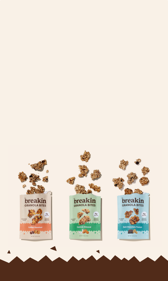 Breakin Snacks - healthy granola snacks | gluten, dairy, soy free